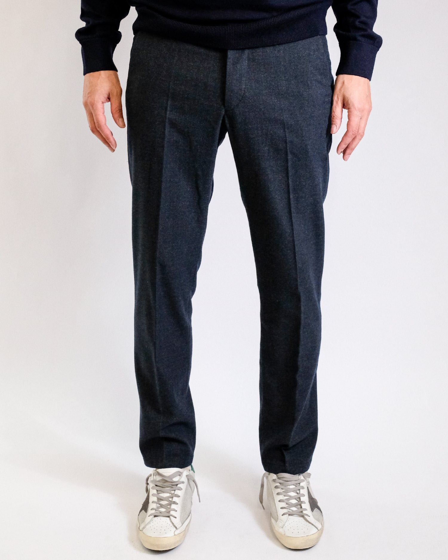 Blue Fago Slim Fit Chino Trousers – Checkpoint Mol